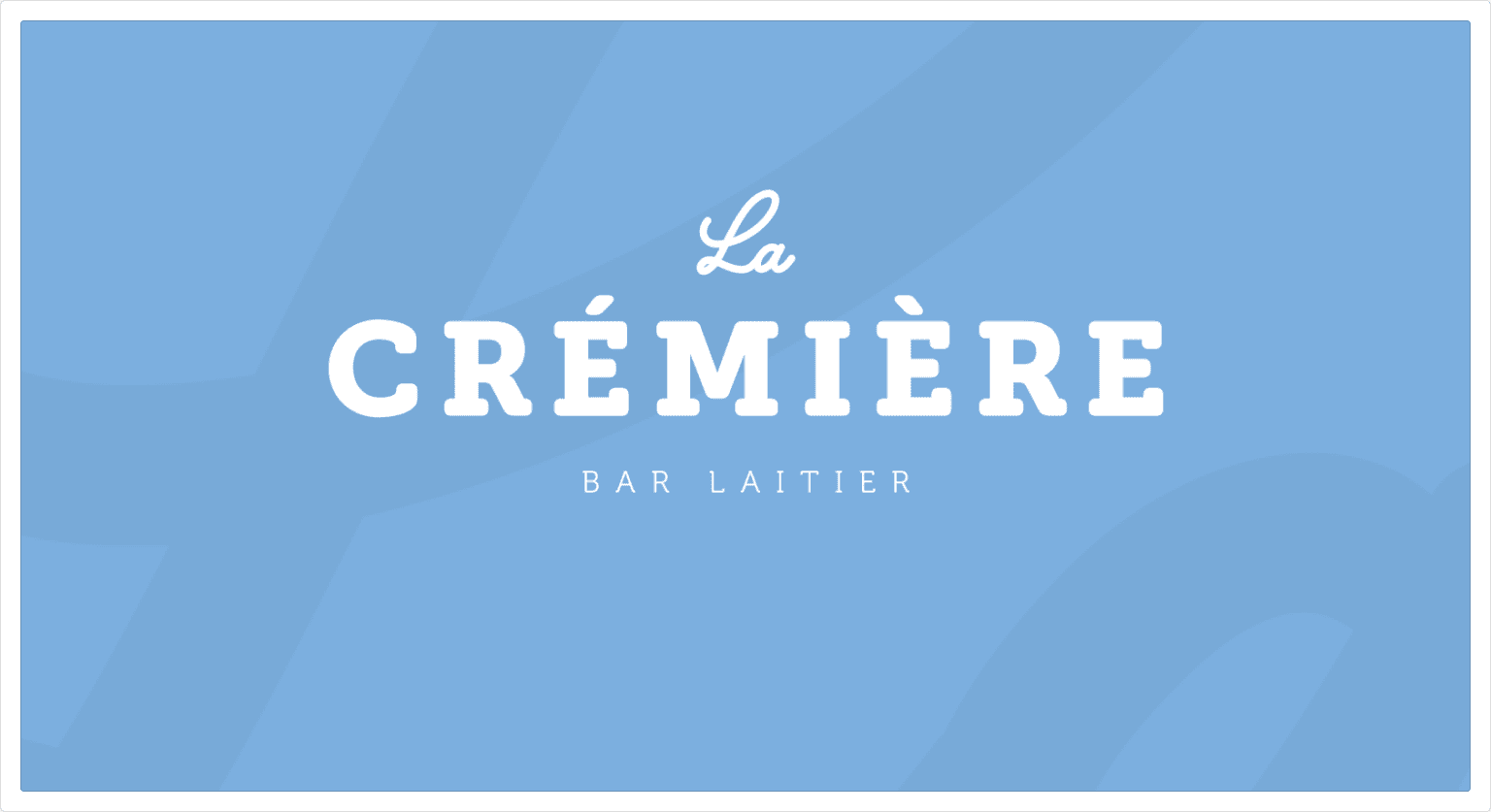 Franchising – La Crémière